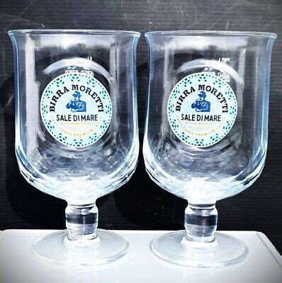 Moretti Beer Glasses For Sale Ebay