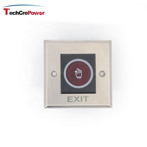 Zk Infrared Sensor Wireless Remote Exit Push Buttons Switch And Exit Button