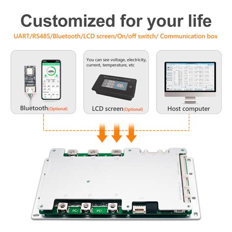 Tdt Smart Battery Management System Bms 3 2v Lifepo4 12s 36v 140a Bms