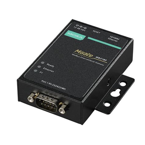 Passerelle Modbus Tcprtuascii Moxa Mgate Mb3180