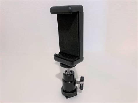 Yahooオークション カメラにスマホを固定 ホットシュー雲台＋スマホ