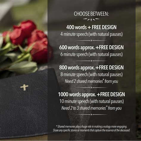 Eulogy Speech Writing Eulogy Writing Service Funeral Speech Etsy