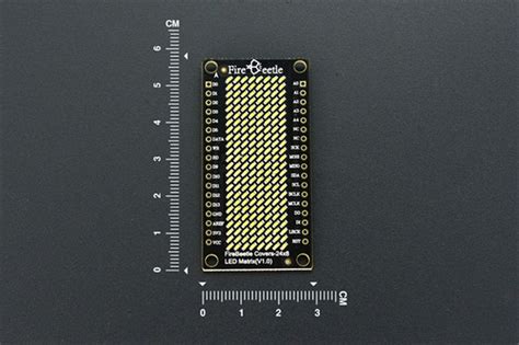 firebeetle covers 24¡Á8 led matrix green elediy electronics do it