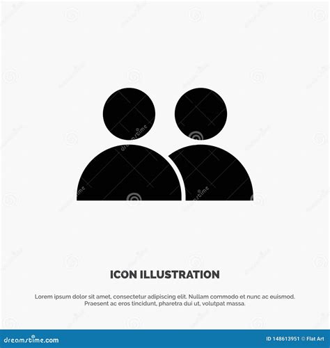 Add Contact User Twitter Solid Glyph Icon Vector Stock Vector Illustration Of Connection