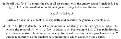 solved 4 recall that {0 1}∗ denotes the set of all
