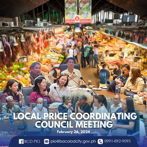 Local Price Coordinating Council Meeting Bacolod City Government