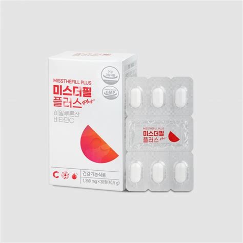 뷰티밤 미스더필 플러스1350mgx30정히알루론산항산화콜라겐 등피부건강에 도움 뷰티 항산화 면역력