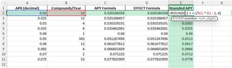 How To Calculate Apy In Excel Step By Step Guide Myexcelonline How To Calculate Apy In Excel Step By Step Guide Myexcelonline