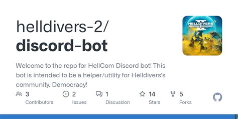 Github Helldivers Discord Welcome To The Repo For Hellcom
