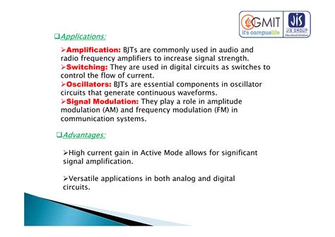 Modes Of Transistor Pdf