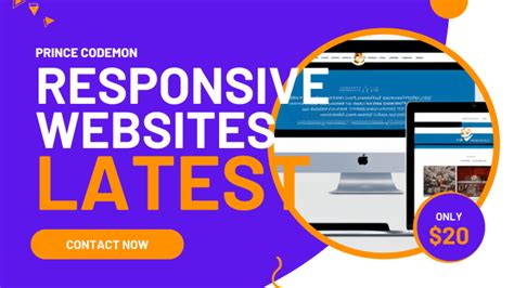 create responsive website using html css and javascript by prince codemon fiverr