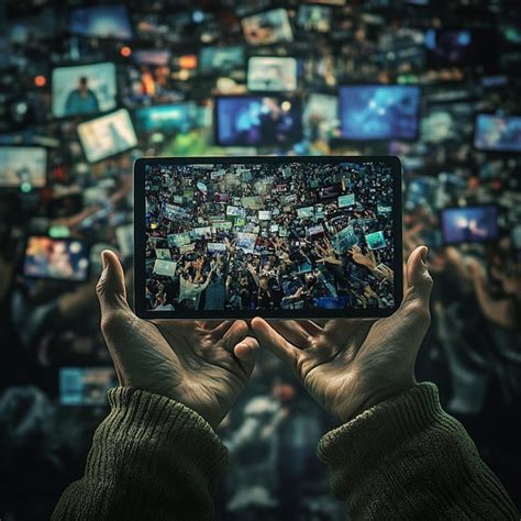 Social Media Without Censorship Open Hands Symbolizing Media Freedom Premium Ai Generated Image