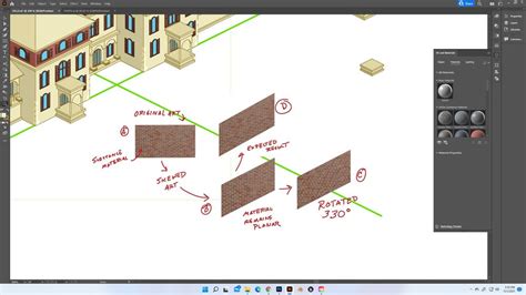 substance in illustrator materials must skew shea adobe community