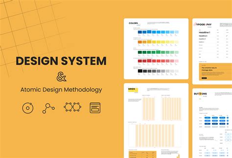 design system based on atomic design behance