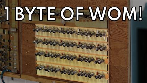 Vacuum Tube Computer Part 35 Output Register—a One Byte Write Only Memory Continuity Scanalyst