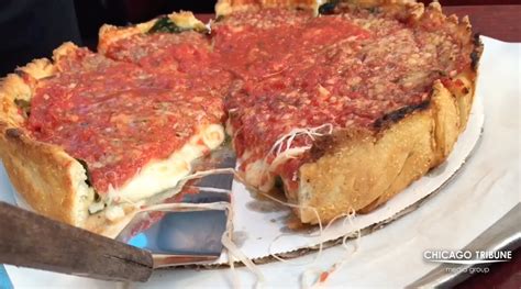 Making Of Nancys Stuffed Pizza Youtube