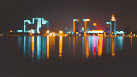 Hd Wallpaper Blur Bokeh City Night 4k 6k Wallpaper Flare