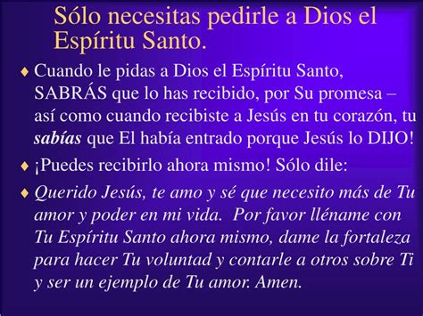 Ppt El Esp Ritu Santo Powerpoint Presentation Free Download Id