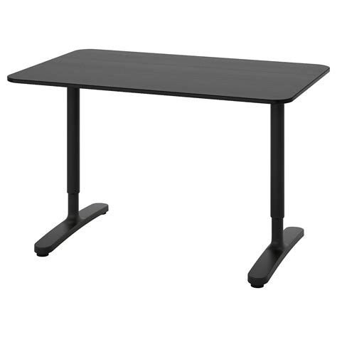 Письменный стол - BEKANT IKEA/ БЕКАНТ ИКЕА, 120х80 см, черный за 26181 ...