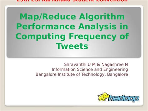 PPTX CSI Conference PPT On Performance Analysis Of Map Reduce To Compute The Frequencey Of