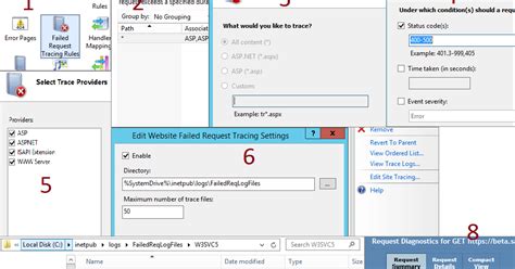 IIS Tracing Failure Or Success Request Steps AspTricks Net