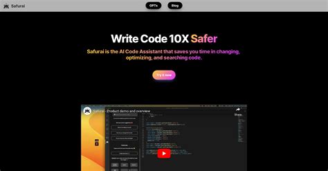 safurai ai tool for tech and software development
