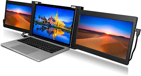 Tela De Extensor Duplo 119 Polegadas Fhd Ips Hdr Typc C Port Notebook