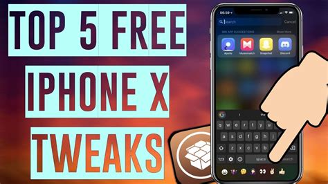 Top 5 FREE Cydia Tweaks For IPhone X YouTube