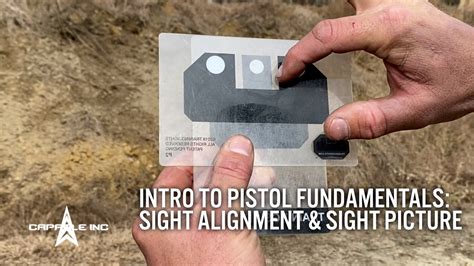 Intro To Pistol Fundamentals Ep 3 Sight Alignmentsight Picture