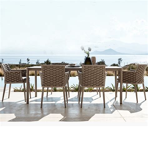 New Rattan Hanse Carton Sex Chaise Lounge Chairs Outdoor Furniture