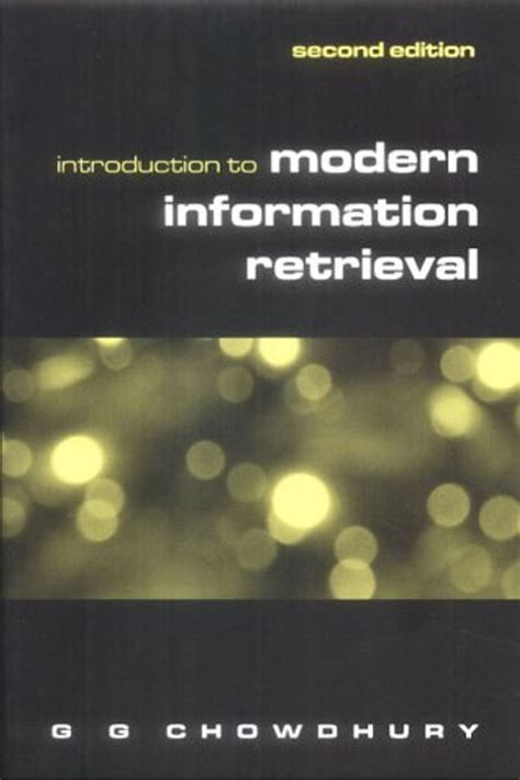 buy introduction to modern information retrieval second edition book
