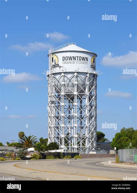 Santa Ana California 14 Oct 2019 The Historic Santa Ana Water Tower