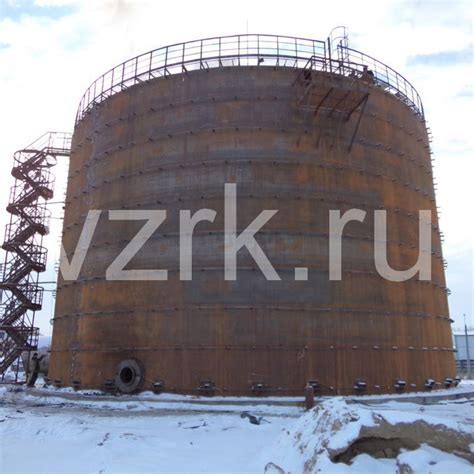 РВС 5000 резервуар 5000 м3 размеры и характеристики Цена на резервуар вертикальный стальной