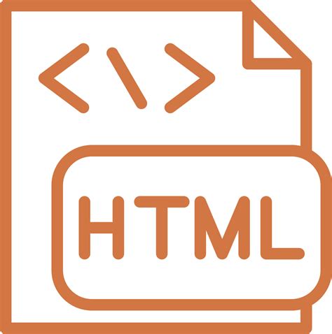 Html File Vector Icon Design 22760821 Vector Art At Vecteezy