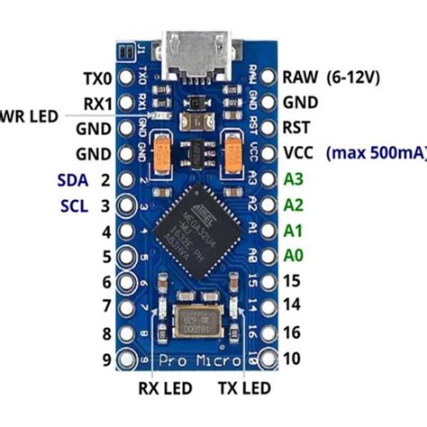 pro micro with the bootloader atmega32u4 5v 16mhz module controller