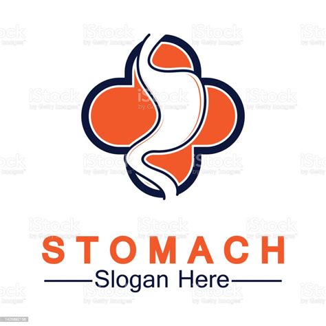 위 건강 로고 벡터 일러스트 레이 션 디자인 창조적 인 위장병 건강 로고 요소 아이콘 위 건강 관리 아이콘 벡터 템플릿 개념에 대한 스톡 벡터 아트 및 기타 이미지 Istock