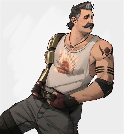 Fuse Apex Legends Drawn By Chris Sdd Danbooru