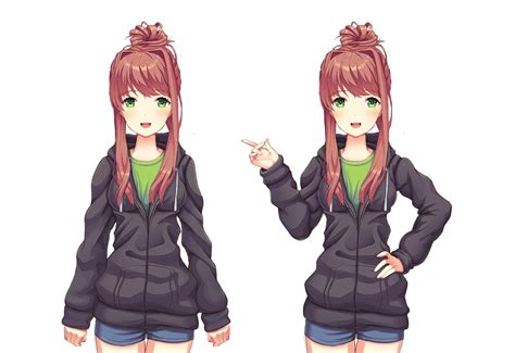 Baggy Sweater Monika Sprite Ddlc Re Coded Ddlc Hot Sex Picture