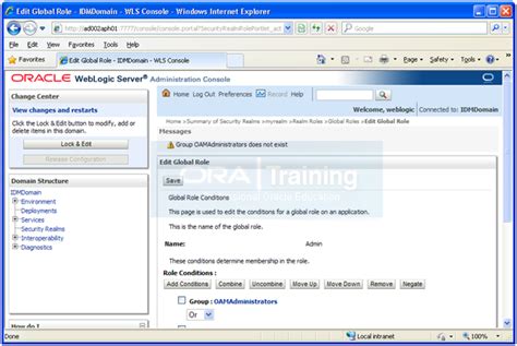 Configure Oracle Identity And Access Management Components Ora Training Blog