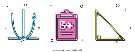Set Graph Schedule Chart Diagram Test Stock Vector Royalty Free 2544845829 Shutterstock