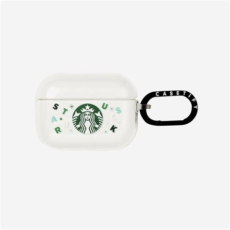 케이스티파이 X 스타벅스 에어팟 프로 케이스 클리어 Casetify Kream