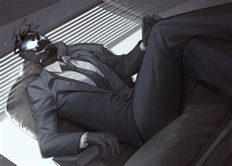 Black Suit Blue Archive Drawn By Mendou Kusai Danbooru