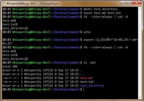 Colourful Output On Windows In Git Bash · Issue 469 · Sharkdpfd
