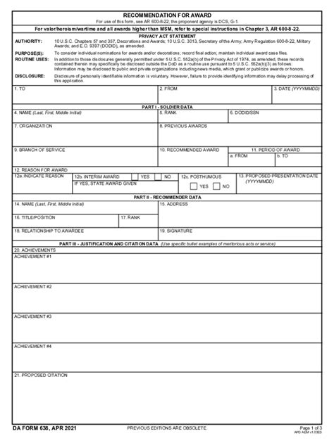 Da Form 638 Fill Out And Sign Online Dochub