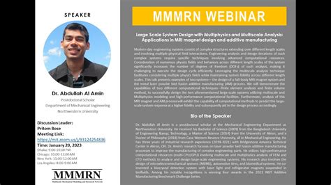 Mmmrn Webinar Large Scale System Design With Multiphysics And