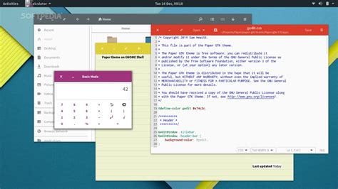 Beautiful New Paper Theme Made For Gnome And Gtk3 Softpedia