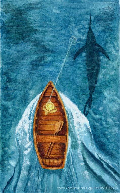 On Ernest Hemingways The Old Man And The Sea 🌊 ⛵️ Sea Drawing Sea Art Sea Illustration