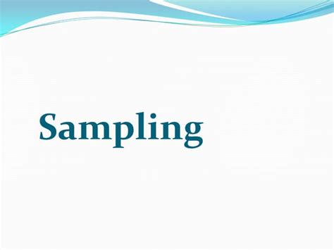 Sampling Measurement And Stats2013 Ppt