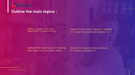R Programming Variable Pptx
