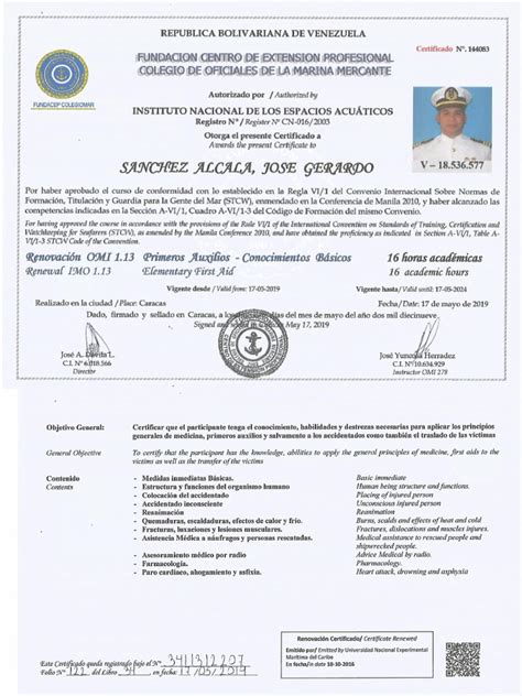 Stcw Chapter Vi1 Paragraph 2 Basic Training Pdf